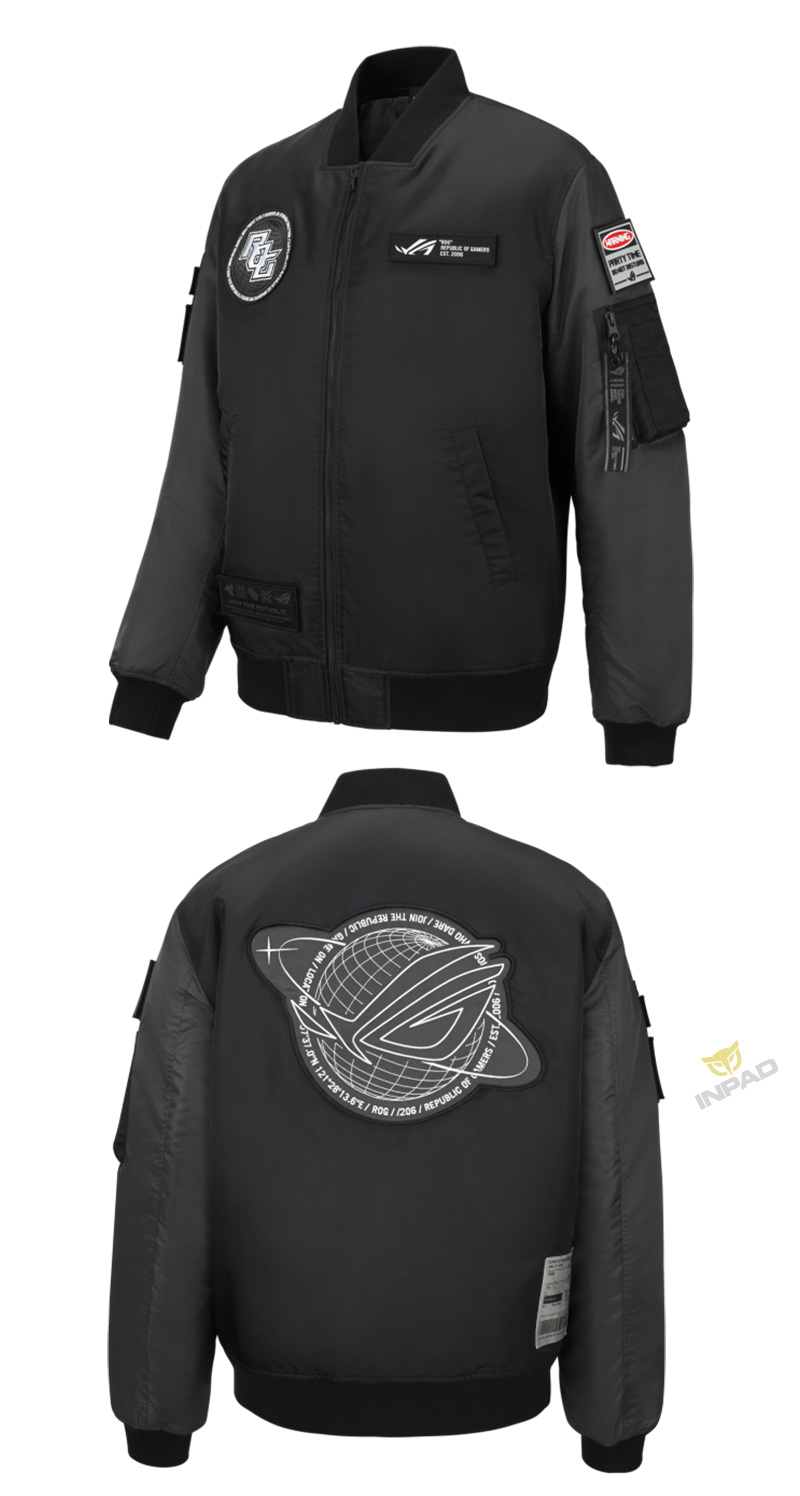 ASUS 華碩 ROG Cosmic Bomber Jacket 飛行外套_外套|襯衫_衣服_衣飾|配件|戰隊精品 | 硬派精璽線上購物網