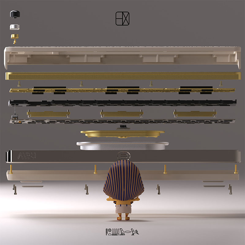 [IC]Helix Lab AARU65 聖甲蟲 RGB熱插拔 鍵盤套件_套件_鍵盤套件_鍵盤客製化專區 | 硬派精璽線上購物網