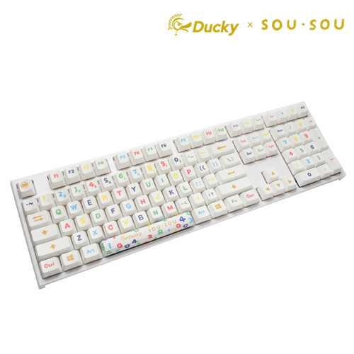 Ducky SOU.SOU聯名ONE 2 108鍵機械式鍵盤 英文 無光_有線_★機械式鍵盤_鍵盤|鍵帽|鍵盤周邊 | 硬派精璽線上購物網