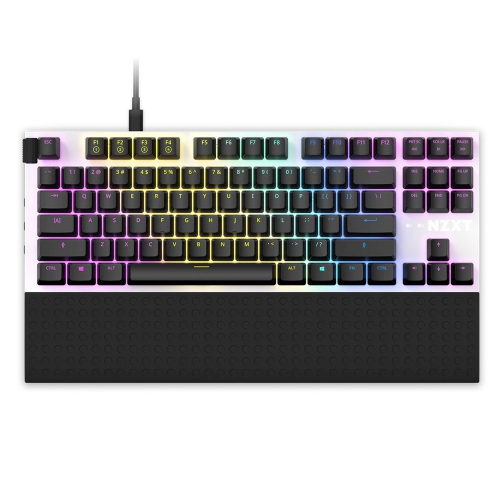 NZXT Function TKL 80% RGB模組化熱插拔機械式鍵盤 黑色白色_有線_★機械式鍵盤_鍵盤|鍵帽|鍵盤周邊 | 硬派精璽線上購物網