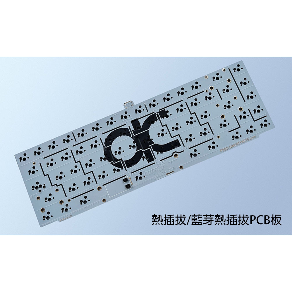 [END]Qwertykeys QK65 R2 PCB板(含PE,PORON) 焊接 熱插拔 三模熱插拔_專用配件加購區_鍵盤套件_鍵盤客製化 ...