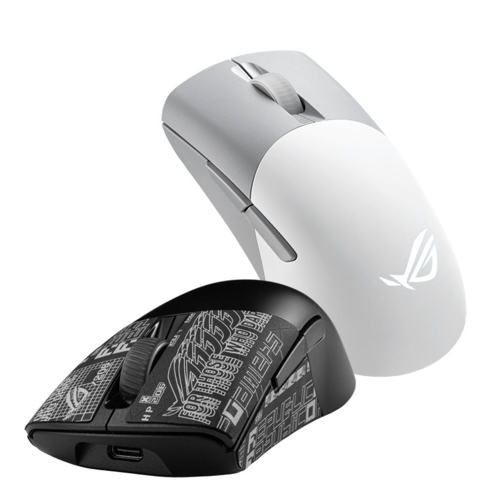 ASUS 華碩 ROG Keris Wireless AimPoint 光學滑鼠 有線無線三模版_無線滑鼠_★電競滑鼠_滑鼠|鼠墊|滑鼠周邊 | 硬派精璽線上購物網