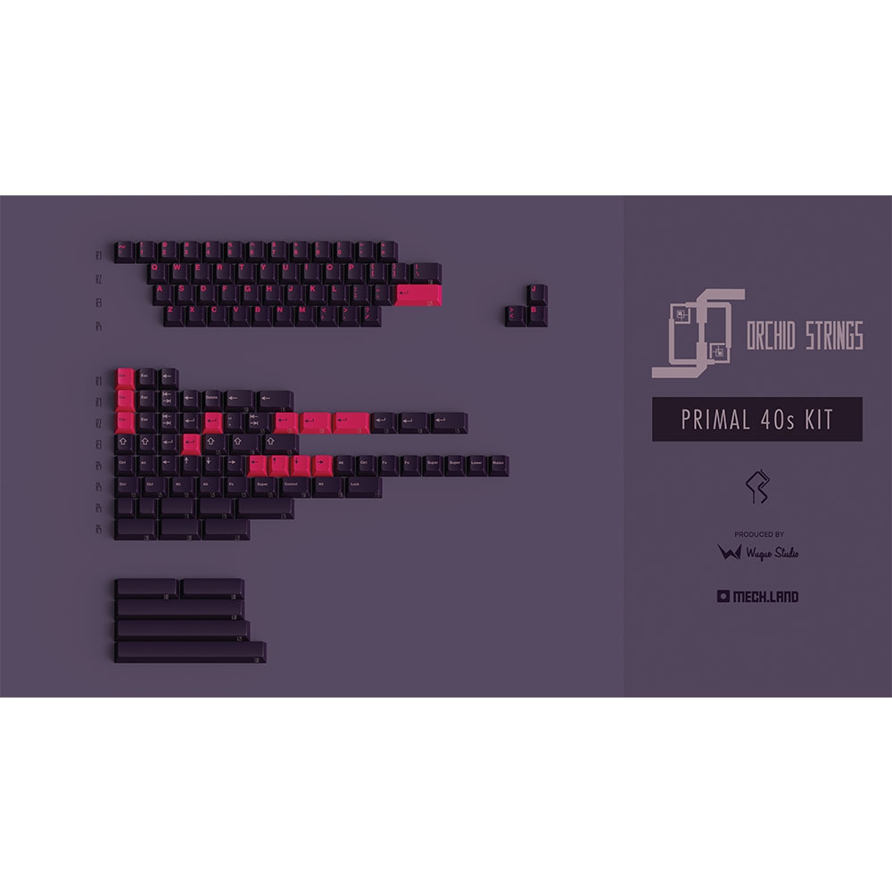 [END]Wuque Studio Orchid Strings 蘭花 鍵帽組_Cherry原廠高_鍵帽_鍵盤客製化專區 | 硬派精璽線上購物網