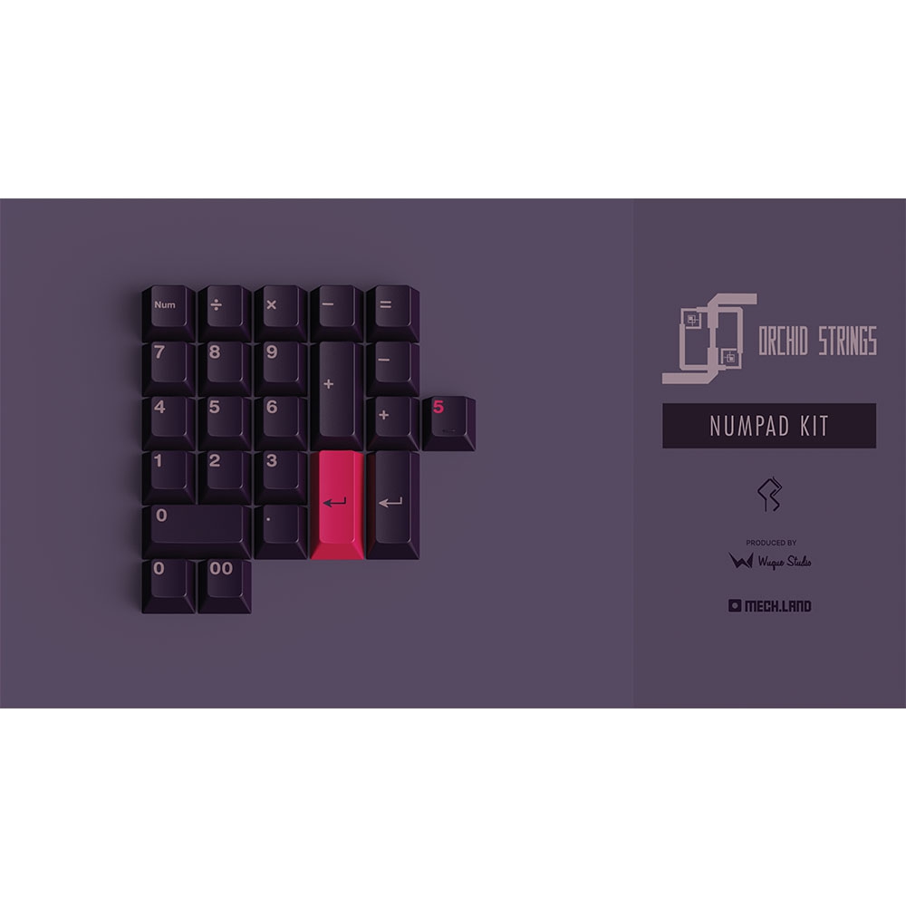 [END]Wuque Studio Orchid Strings 蘭花 鍵帽組_Cherry原廠高_鍵帽_鍵盤客製化專區 | 硬派精璽線上購物網