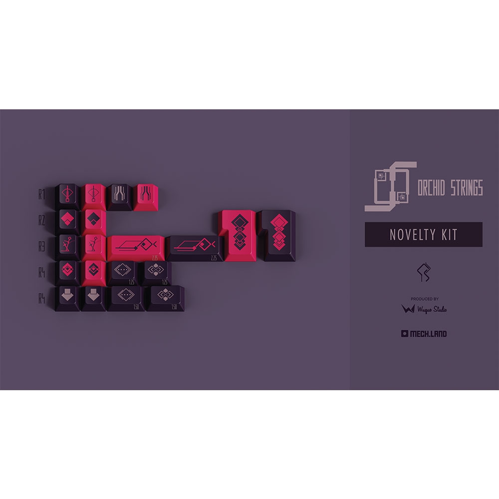 [END]Wuque Studio Orchid Strings 蘭花 鍵帽組_Cherry原廠高_鍵帽_鍵盤客製化專區 | 硬派精璽線上購物網