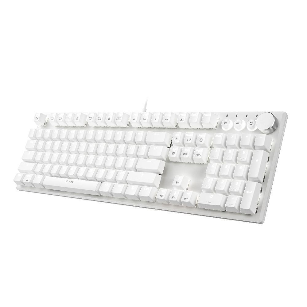 i-Rocks 艾芮克 K74M 熱插拔機械式鍵盤 黑色 白色 佳達隆軸 中文 白光_有線_★機械式鍵盤_鍵盤|鍵帽|鍵盤周邊 | 硬派精璽線上購物網