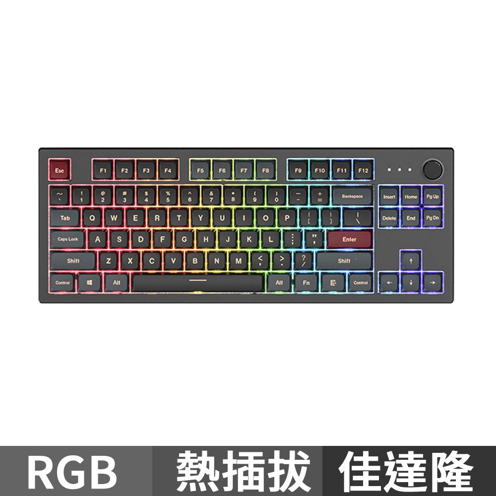 MONTECH 君主 M Key TKL 84鍵暗黑之城 RGB 熱插拔 機械式鍵盤 佳達隆G Pro 2.0軸 中文_有線_★機械式鍵盤 ...