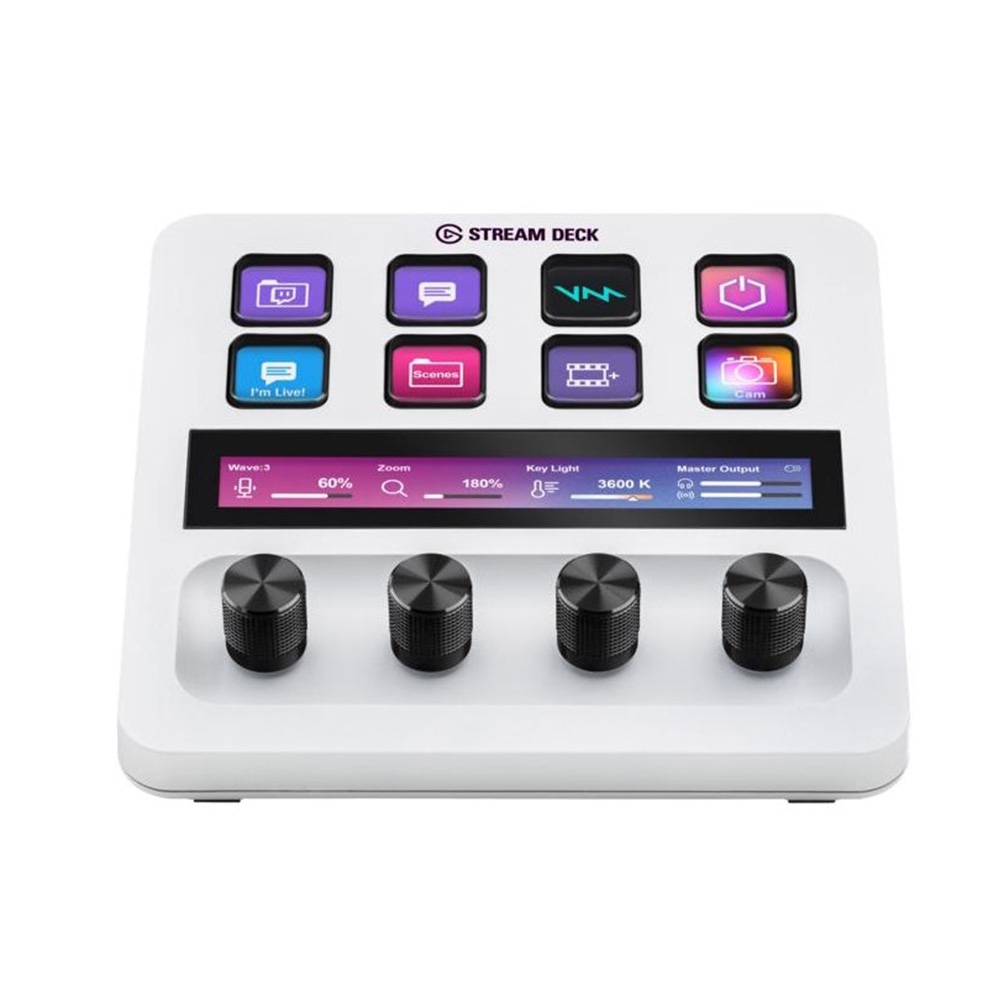 Elgato STREAM DECK + 直播控制台 黑色白色_控制台_直播 | Podcast | 錄音設備_螢幕|視訊|直播設備 | 硬派 ...