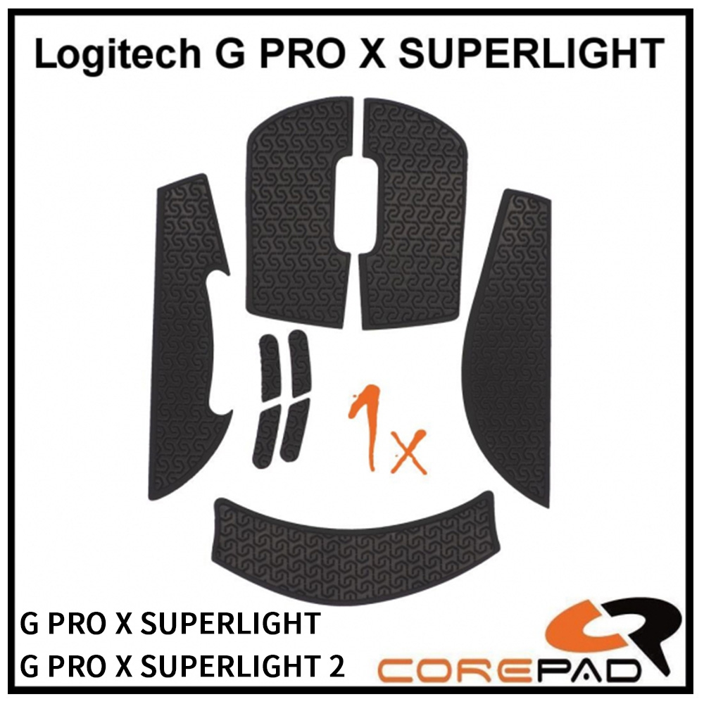 Corepad 羅技G PRO X Superlight (GPWX) / G PRO X Superlight 2 (GPWX2) 防滑貼 ...