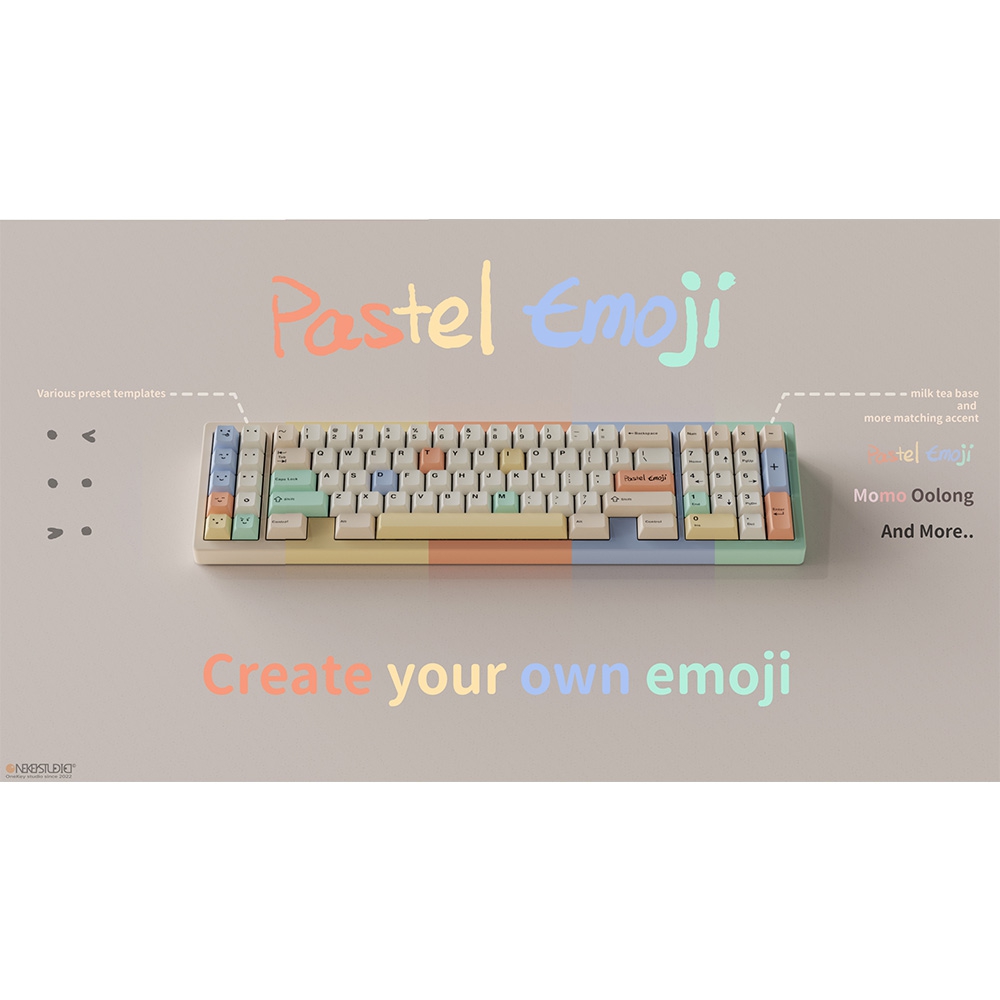 TUTKEYS土醬 Bubble Tea Emoji PBT原廠高熱昇華主題鍵帽組 大全套_Cherry原廠高_鍵帽_鍵盤客製化專區 | 硬派 ...