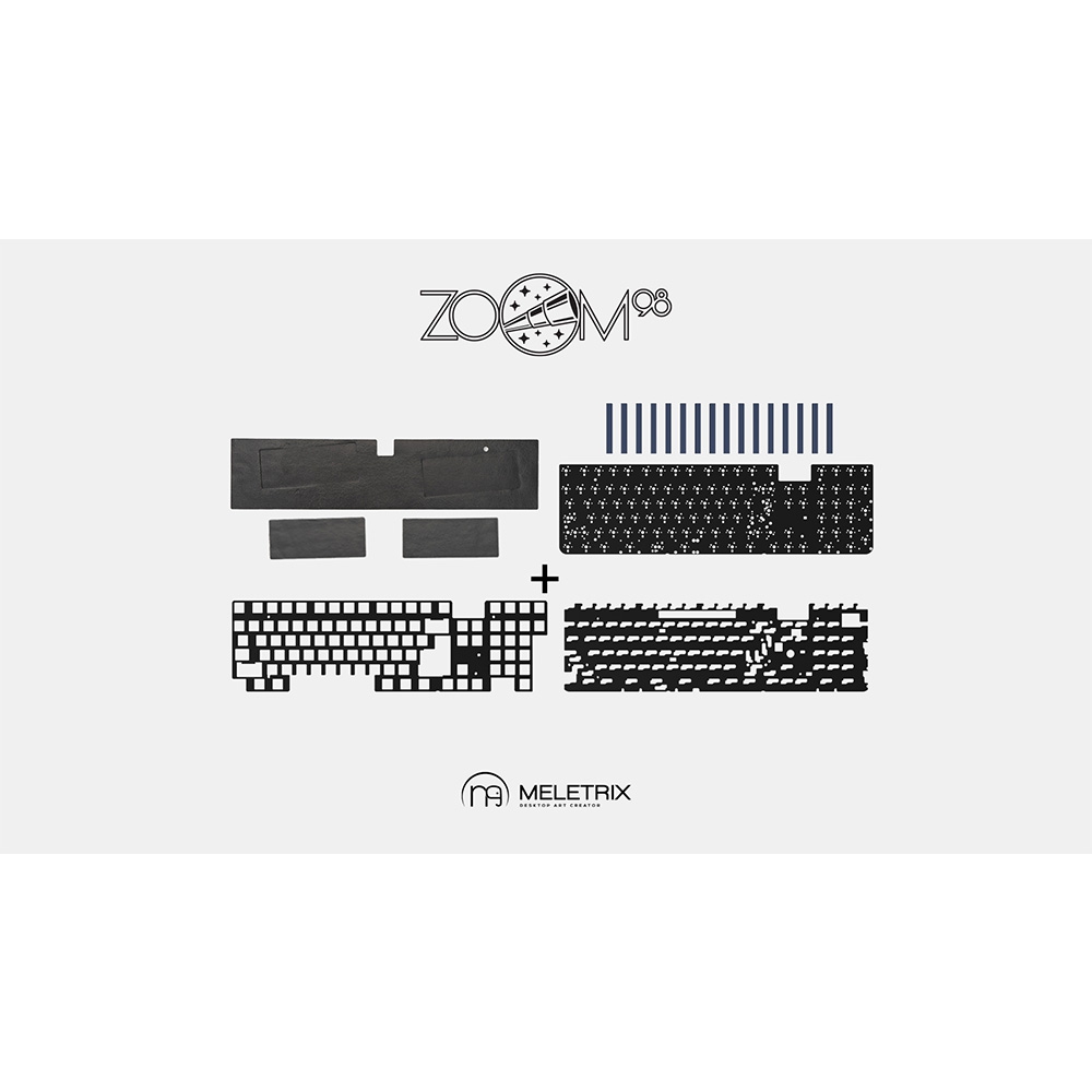 [in-stock]Meletrix Zoom98 套件專用配件_Meletrix_客製品牌|主題專區_鍵盤客製化專區 | 硬派精璽線上購物網