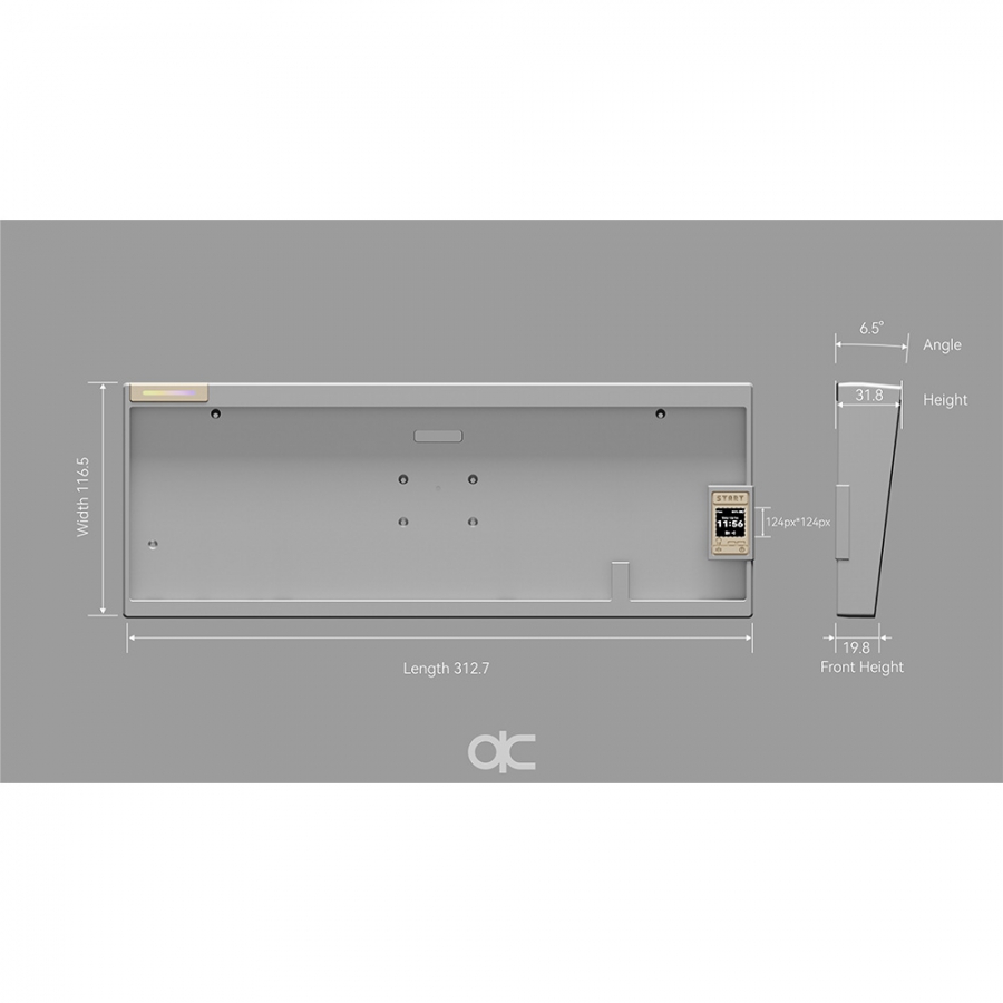 [in-stock]QwertyKeys QK65V2 DIY套件_65%_鍵盤套件_鍵盤客製化專區 | 硬派精璽線上購物網