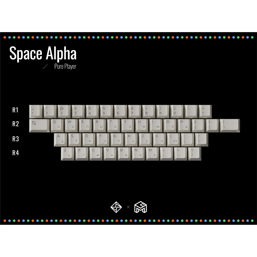 GoMaster Pure Player PBT熱昇華原廠高主題鍵帽組_Cherry原廠高_鍵帽_鍵盤客製化專區 | 硬派精璽線上購物網