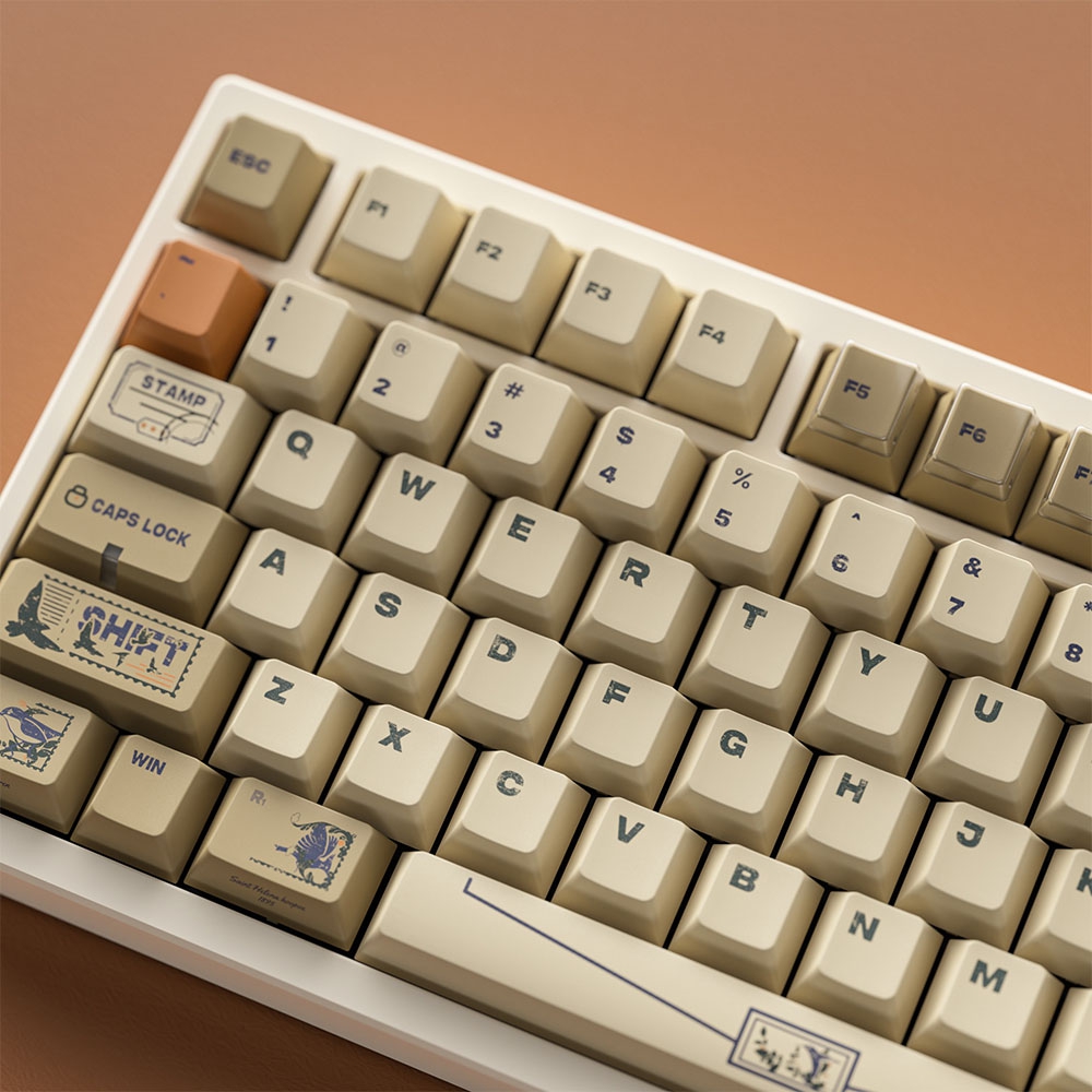 [GB]ALOHAKB Stamp郵票R2 PBT熱昇華原廠高主題鍵帽組_Cherry原廠高_鍵帽_鍵盤客製化專區 | 硬派精璽線上購物網