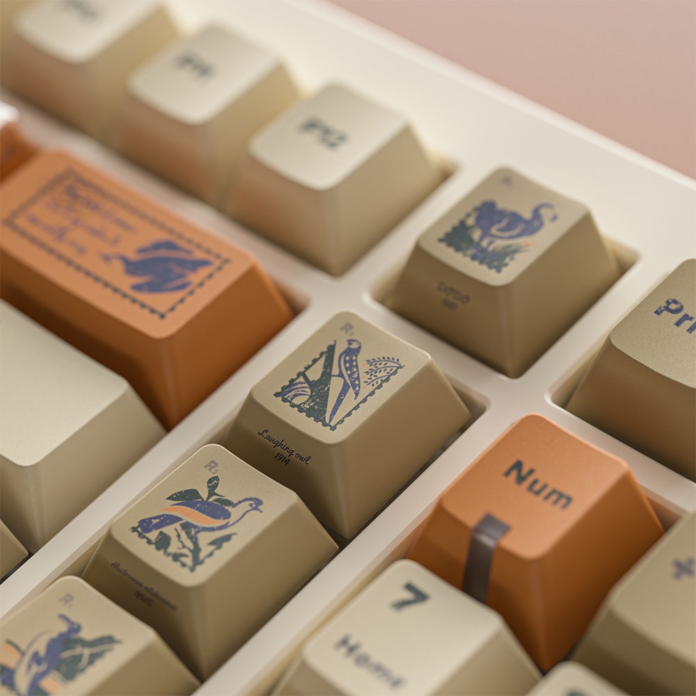 [in-stock]ALOHAKB Stamp郵票R2 PBT熱昇華原廠高主題鍵帽組_Cherry原廠高_鍵帽_鍵盤客製化專區 | 硬派精璽線上購物網