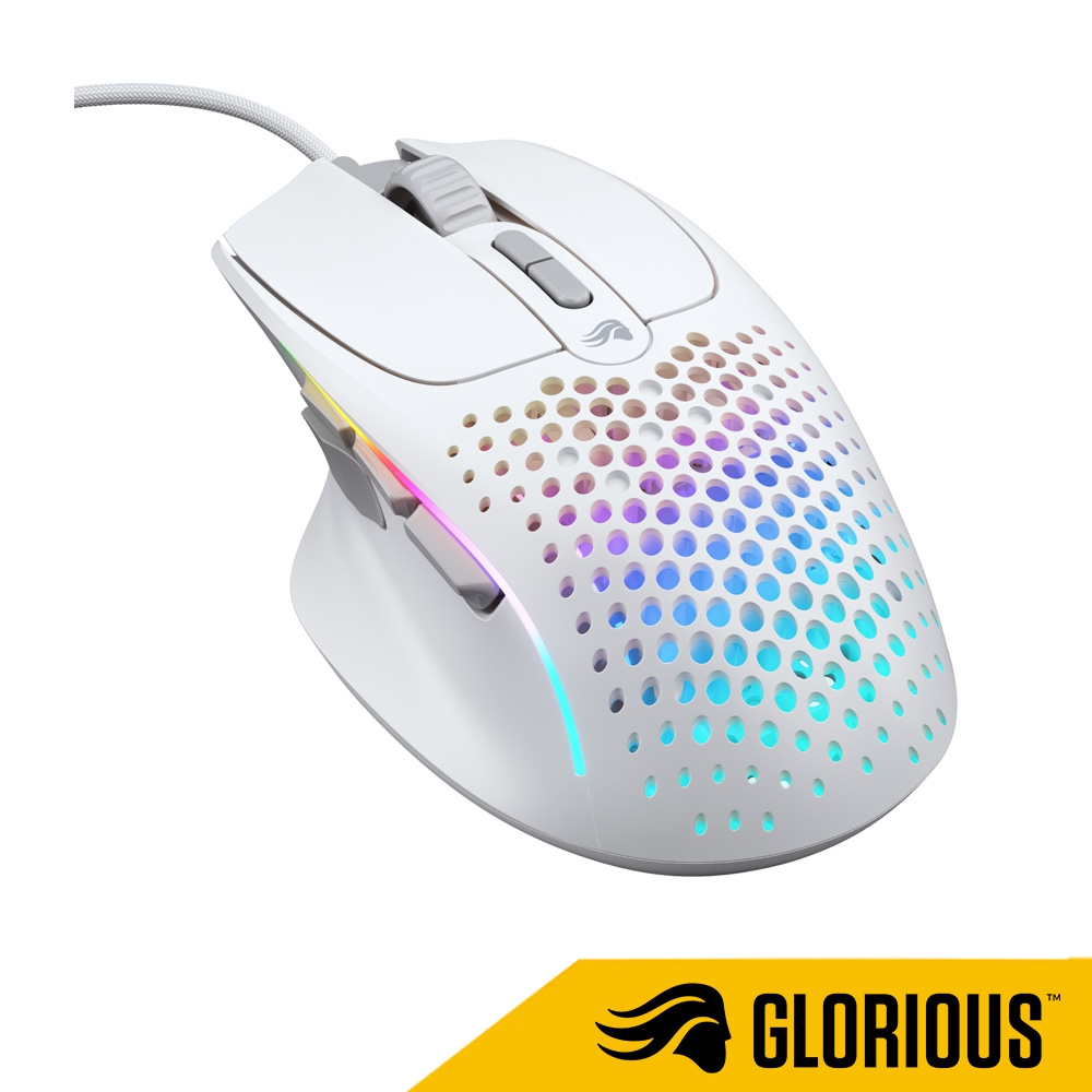 Glorious Model I2 Wired有線光學滑鼠 霧面黑霧面白_有線滑鼠_★電競滑鼠_滑鼠|鼠墊|滑鼠周邊 | 硬派精璽線上購物網