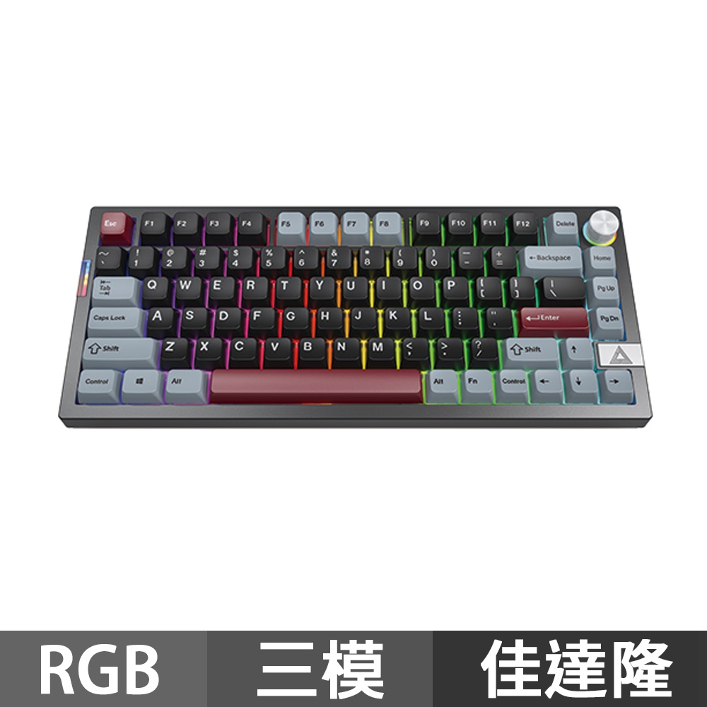 MONTECH 君主 M Key PRO黑暗之城RGB 75%無線三模機械式鍵盤 佳達隆軸 中文 MKey_無線|雙模|三模_★機械式鍵盤 ...
